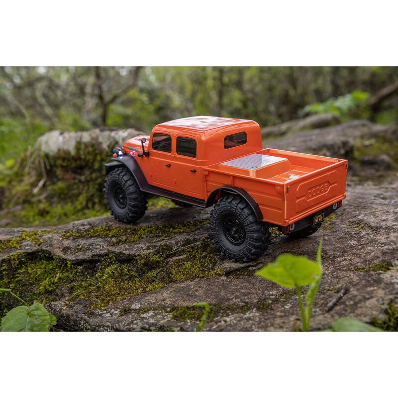 124 Scx24 Dodge Power Wagon 4x4 Rtr Brushed Rock Crawler Battery