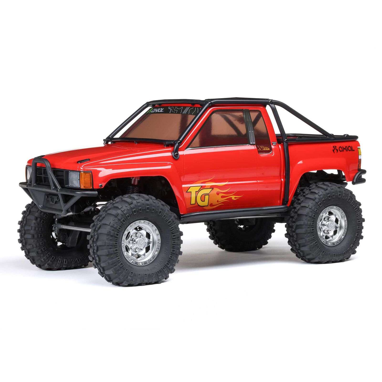 1/10 SCX10 III 1987 Toyota SR5 4X4 RTR Brushed Rock Crawler, Red ...