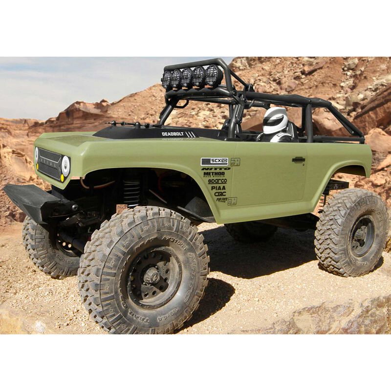 1/10 SCX10 II Deadbolt 4X4 Brushed RTR | Axial Adventure