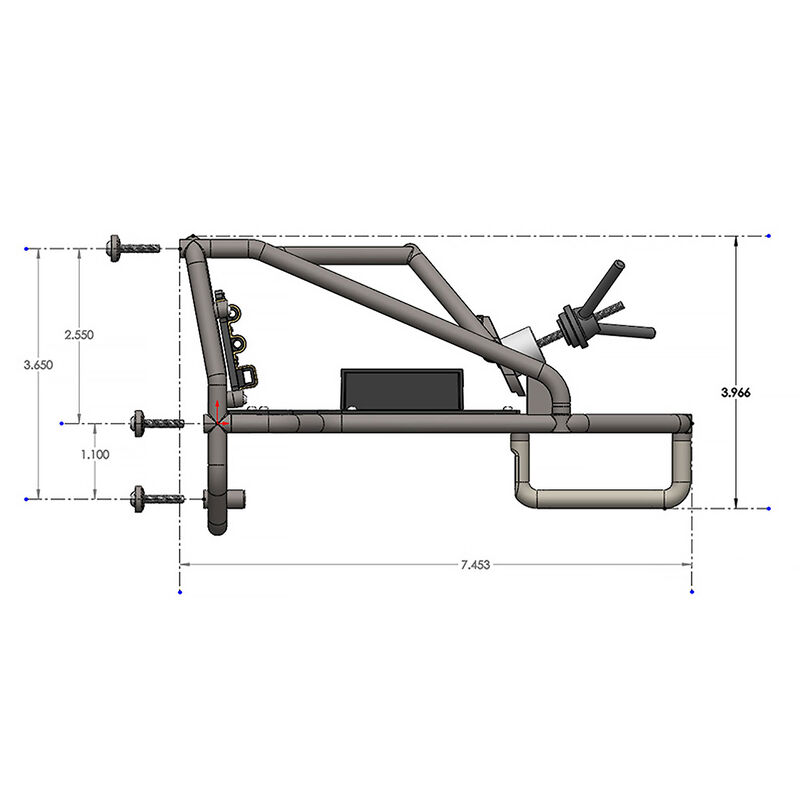 1/10 Back-Half Cage for Pro-Line Cab Only Crawler Bodies | Axial Adventure
