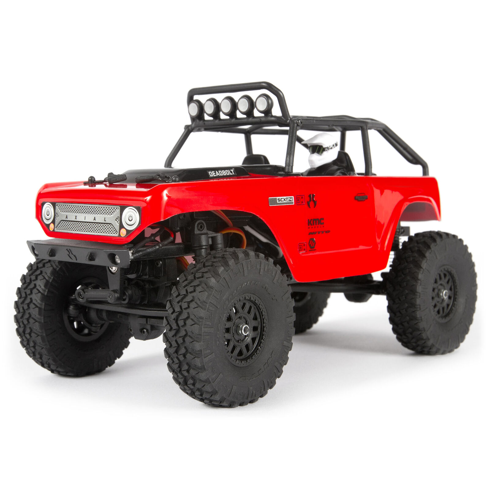 1/24 SCX24 Deadbolt 4X4 RTR Brushed Rock Crawler (Battery & Charger ...