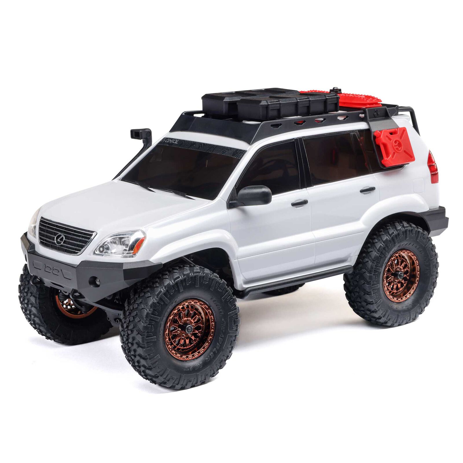 1/24 SCX24 Lexus GX 470 4X4 RTR Brushed Rock Crawler (Battery & Charger Included), White | Axial ...