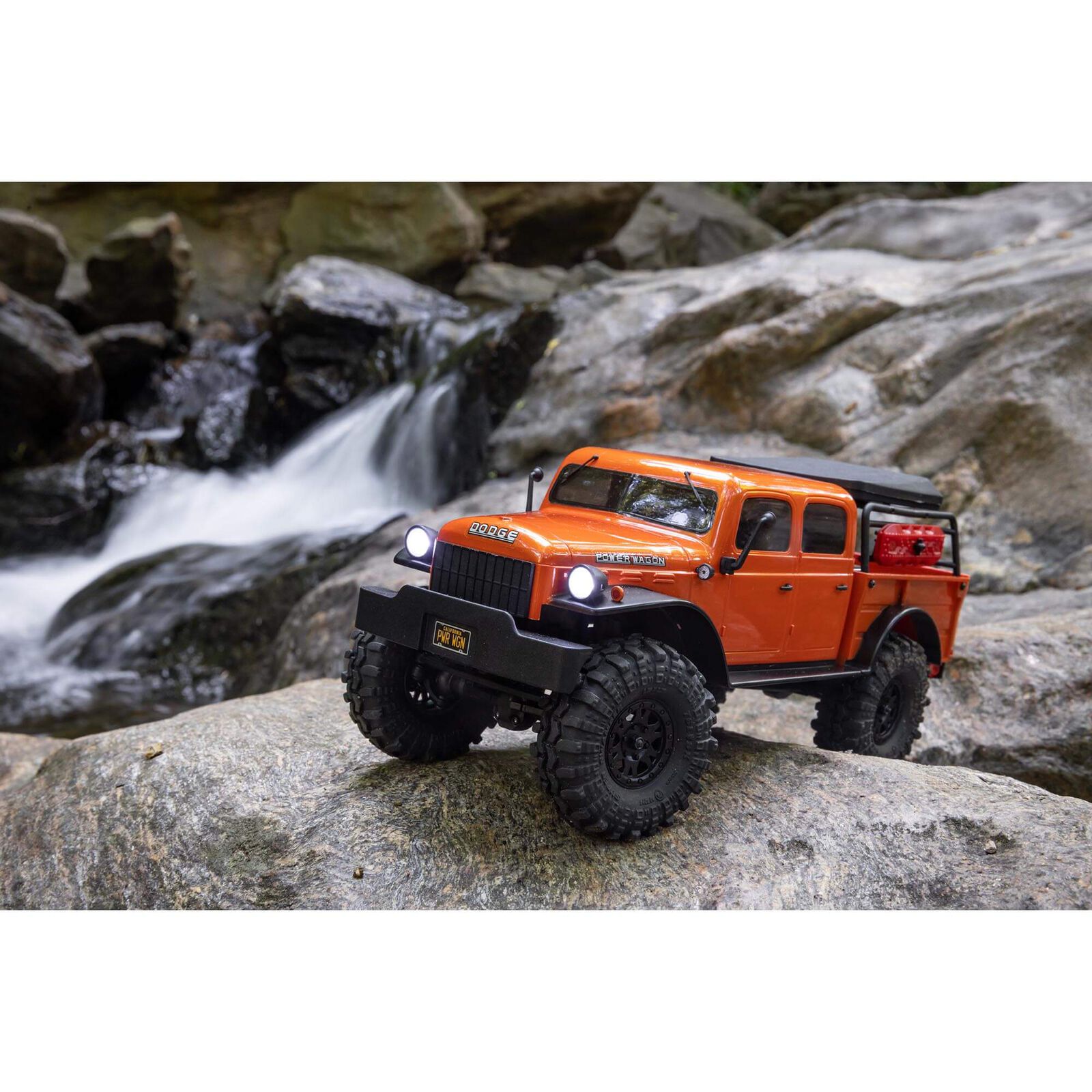 1/24 SCX24 Dodge Power Wagon 4X4 RTR Brushed Rock Crawler (Battery ...