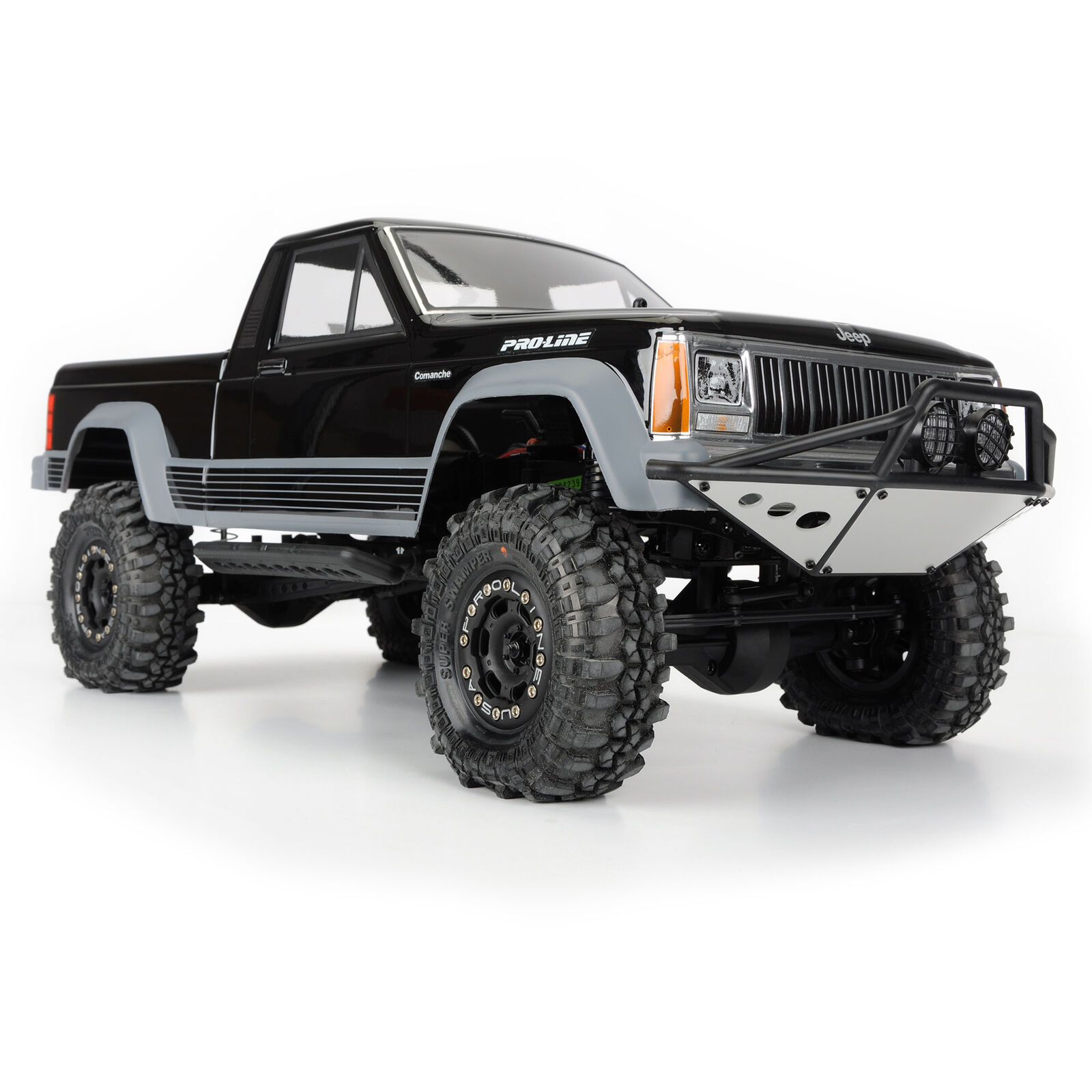 1/10 Jeep Comanche Full Bed Clear Body 12.3" (313mm) WB Crwlrs | Axial ...