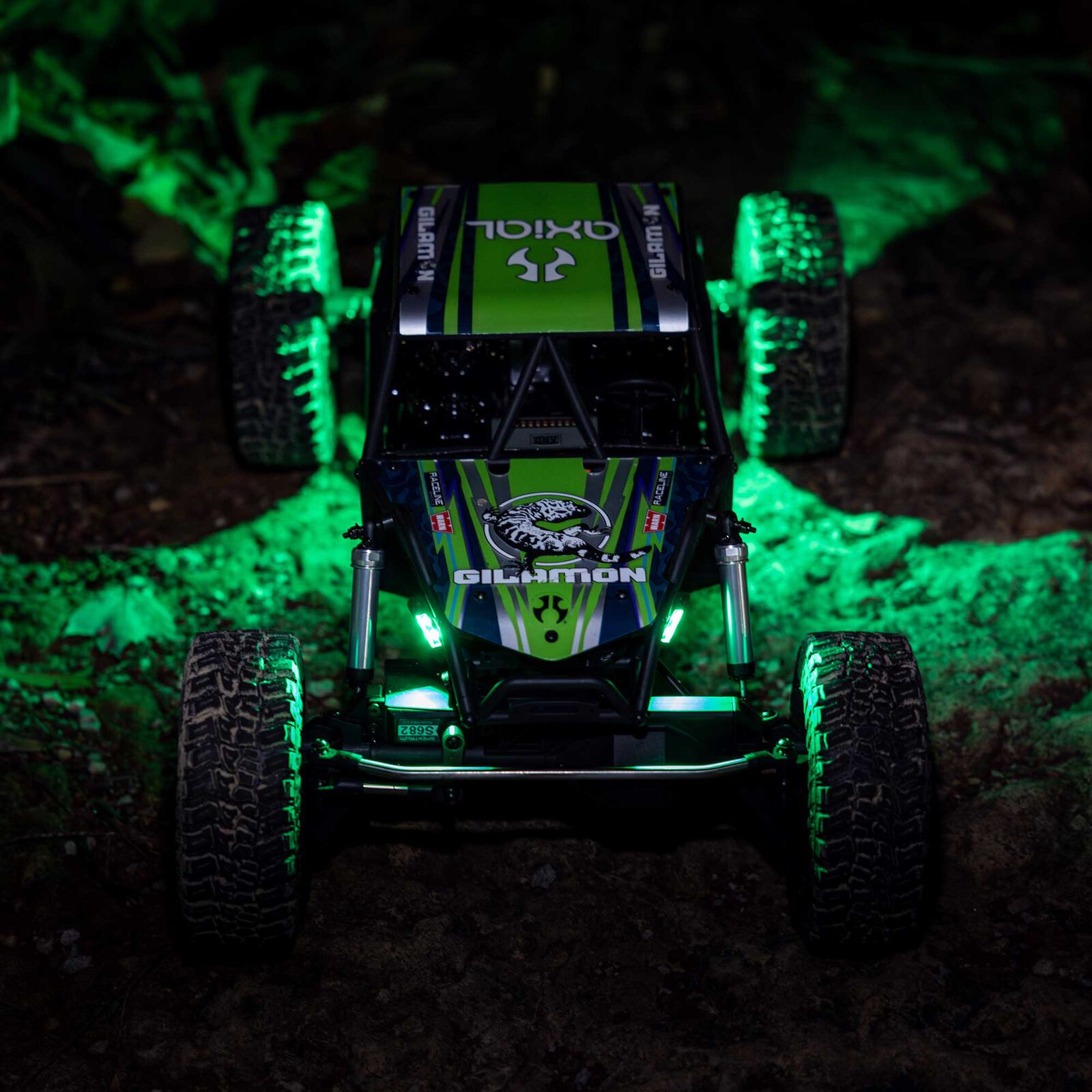 1/8 AXP8 Gilamon 2.2 4X4 RTR Brushed Trail Buggy, Green | Axial Adventure