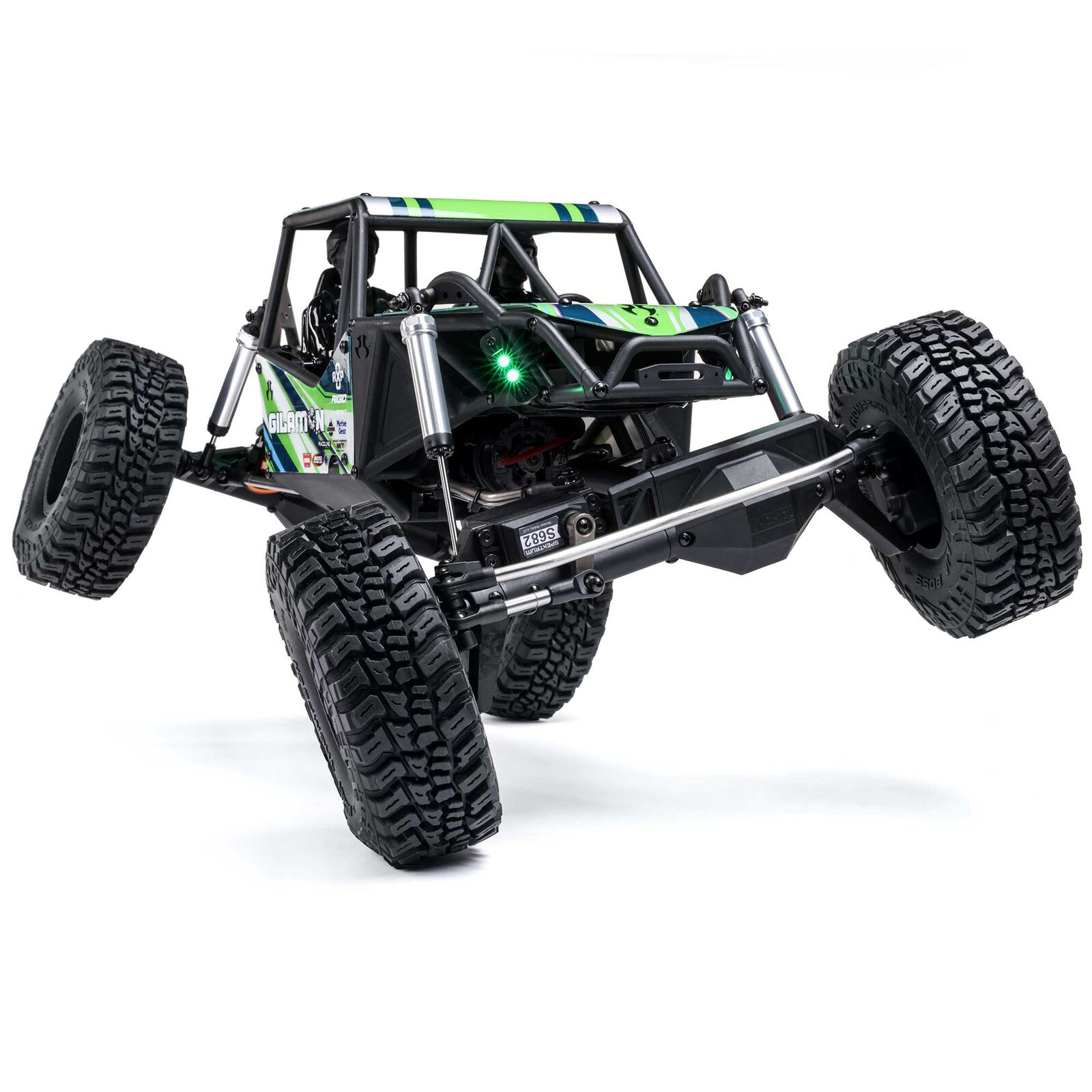 1/8 AXP8 Gilamon 2.2 4X4 RTR Brushed Trail Buggy, Green | Axial Adventure