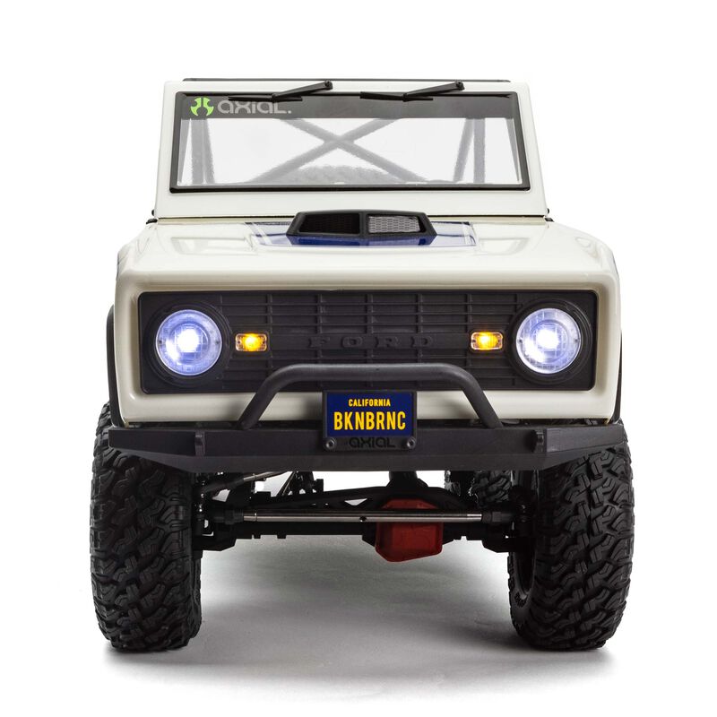 1/10 SCX10 III Early Ford Bronco 4X4 RTR, White | Axial Adventure