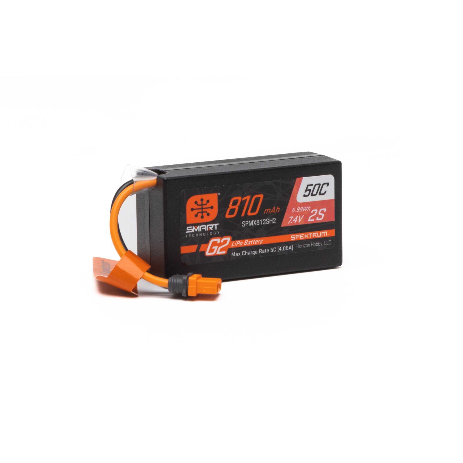 7.4V 810mAh 2S Smart G2 50C LiPo: IC2 | Axial Adventure
