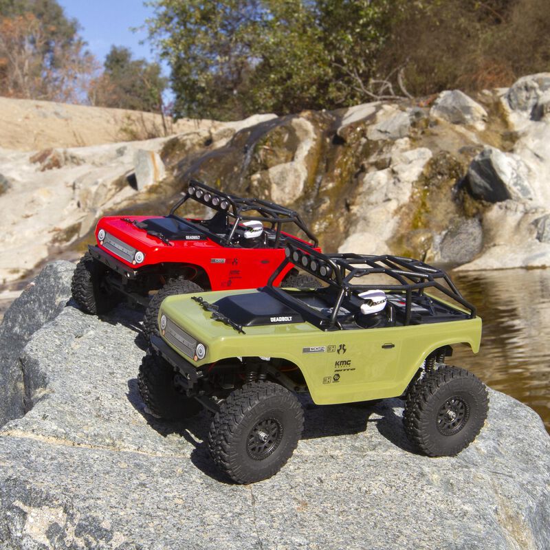 1/24 SCX24 Deadbolt 4X4 RTR Brushed Rock Crawler (Battery & Charger ...