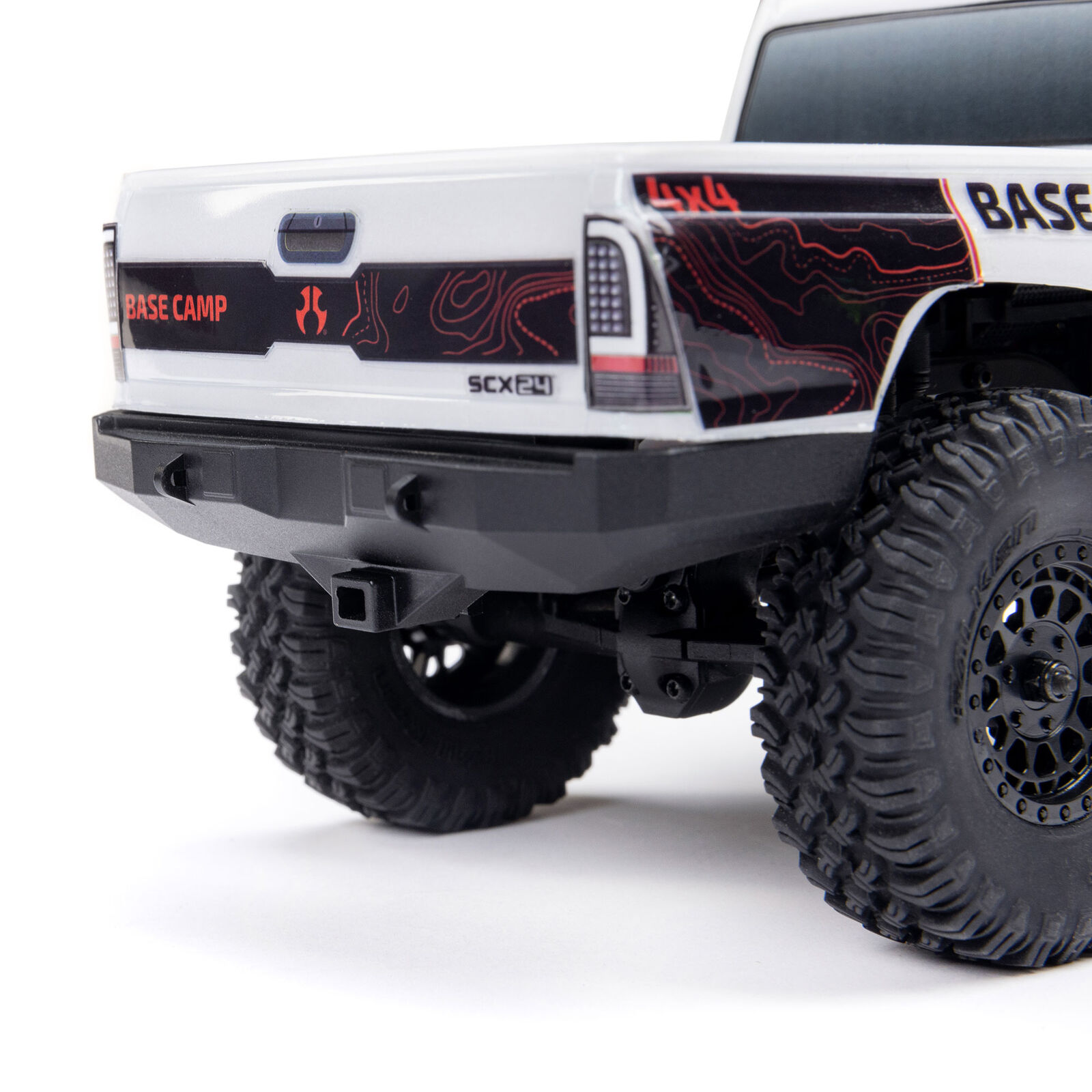 1/24 SCX24 Base Camp 4X4 RTR Brushed Rock Crawler (Battery & Charger Included), White | Axial ...