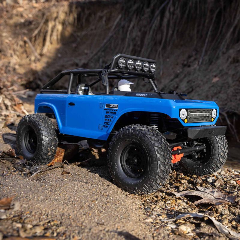 1/10 SCX10 II Deadbolt 4X4 Brushed RTR, Blue | Axial Adventure