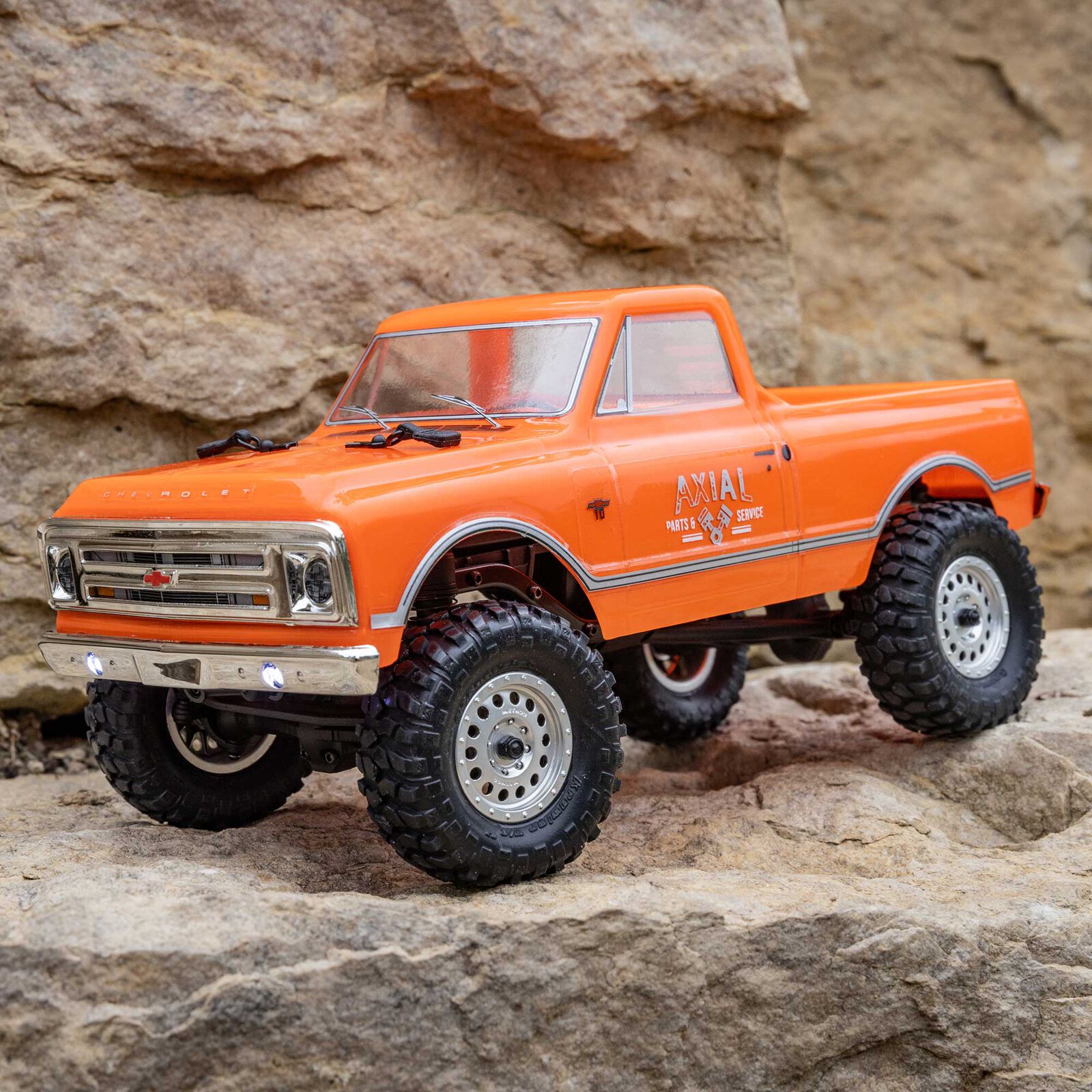 1/24 SCX24 1967 Chevrolet C10 4X4 RTR Brushed Rock Crawler (Battery ...