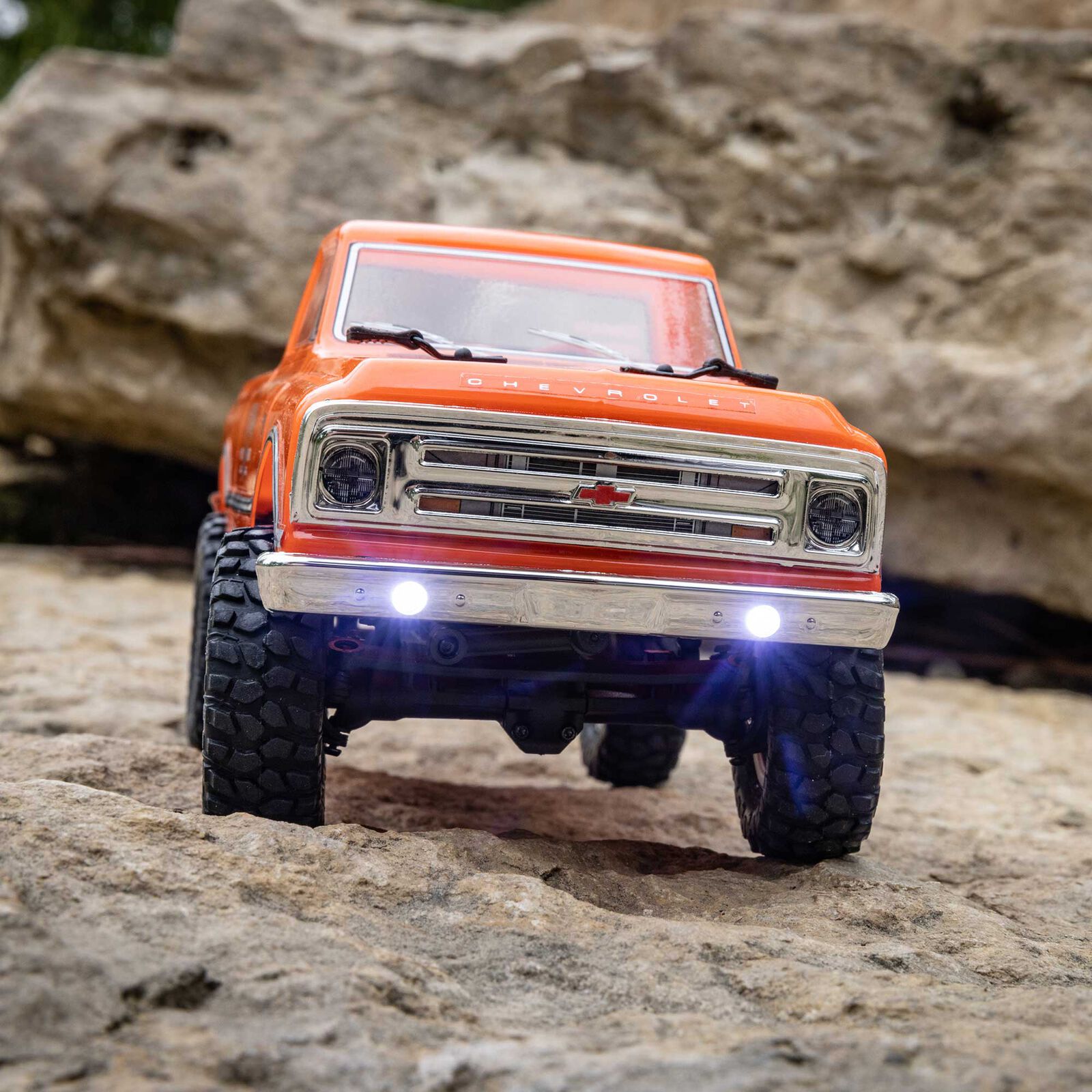 1/24 SCX24 1967 Chevrolet C10 4X4 RTR Brushed Rock Crawler (Battery ...