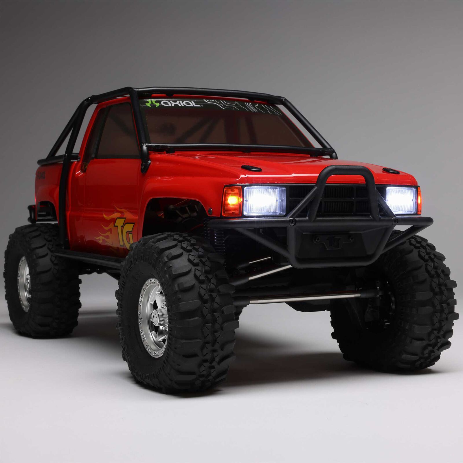 1/10 SCX10 III 1987 Toyota SR5 4X4 RTR Brushed Rock Crawler, Red ...