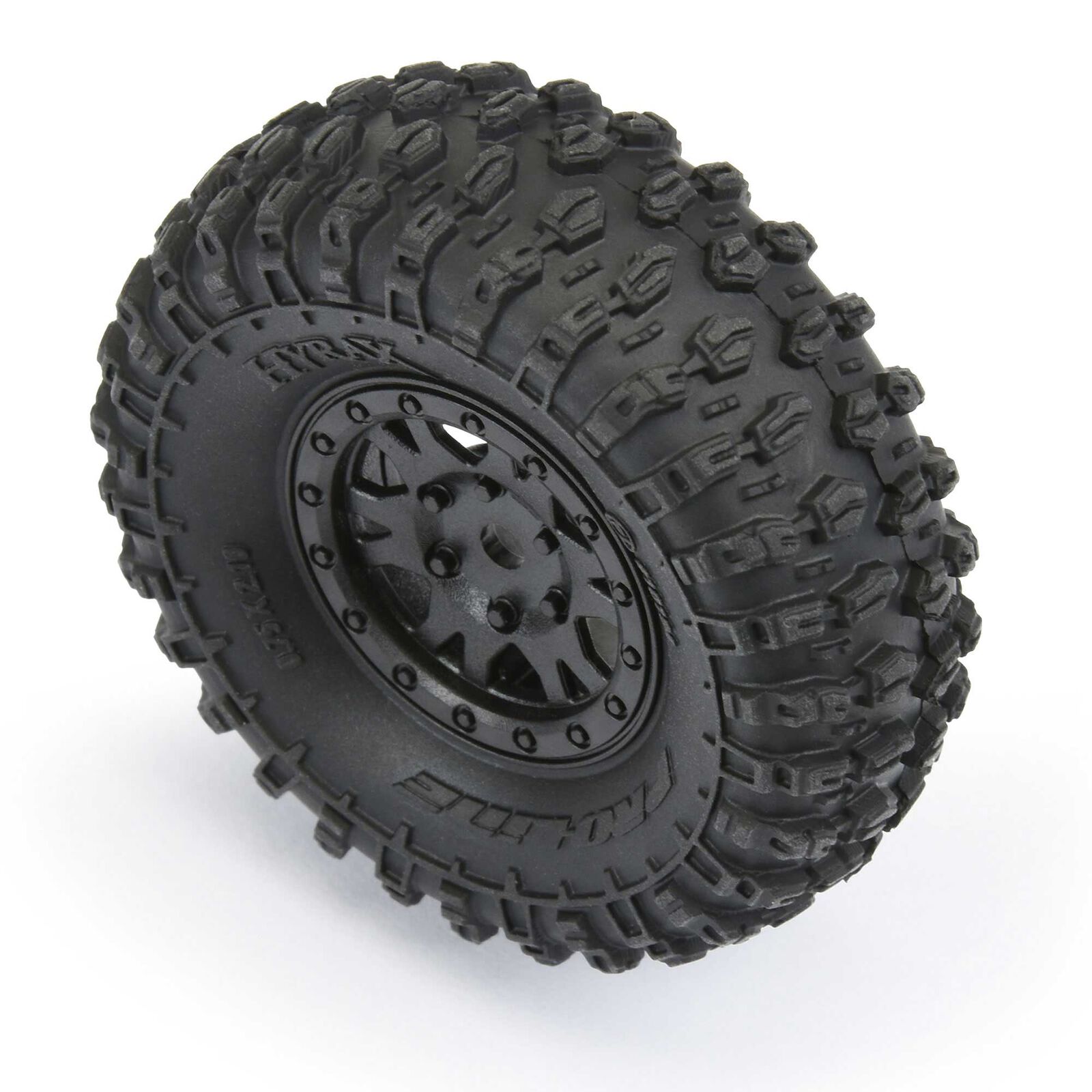 Pro-Line Racing 1/24 Hyrax Front/Rear 1.0" Tires Mounted 7mm Black ...