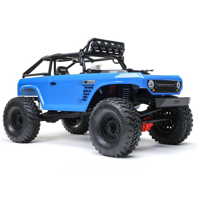 1/10 SCX10 II Deadbolt 4X4 Brushed RTR, Blue | Axial Adventure