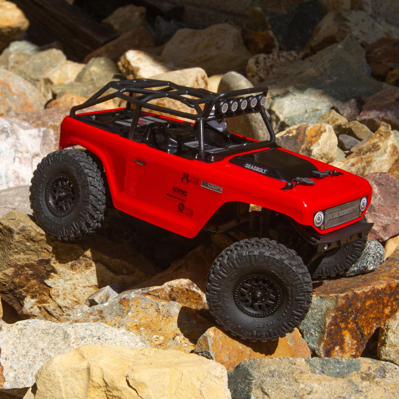 1/24 SCX24 Deadbolt 4X4 RTR Brushed Rock Crawler (Battery & Charger ...