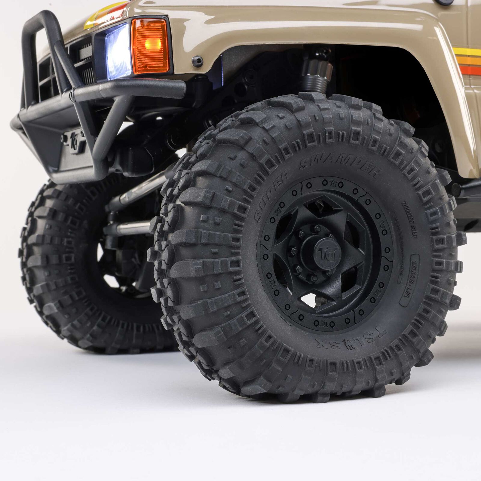 1/10 SCX10 III 1987 Toyota SR5 4X4 RTR Brushed Rock Crawler, Tan ...