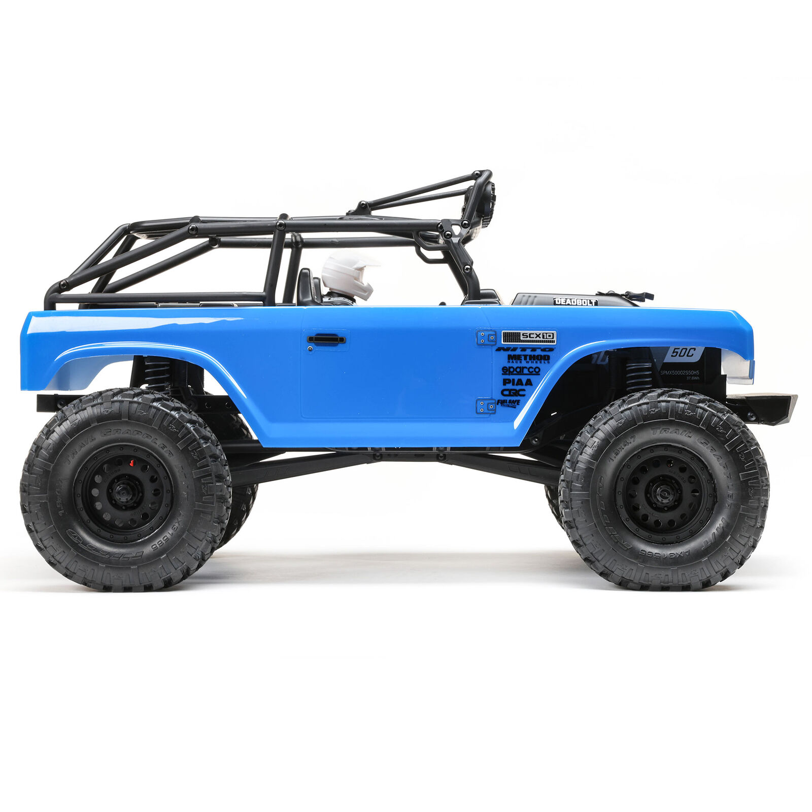 1/10 SCX10 II Deadbolt 4X4 Brushed RTR, Blue | Axial Adventure