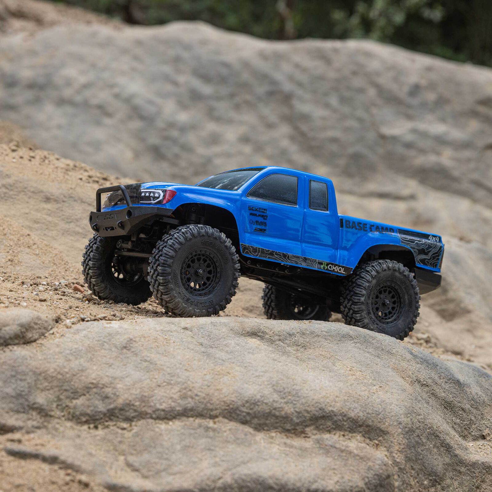 1/24 SCX24 Base Camp 4X4 RTR Brushed Rock Crawler (Battery & Charger ...