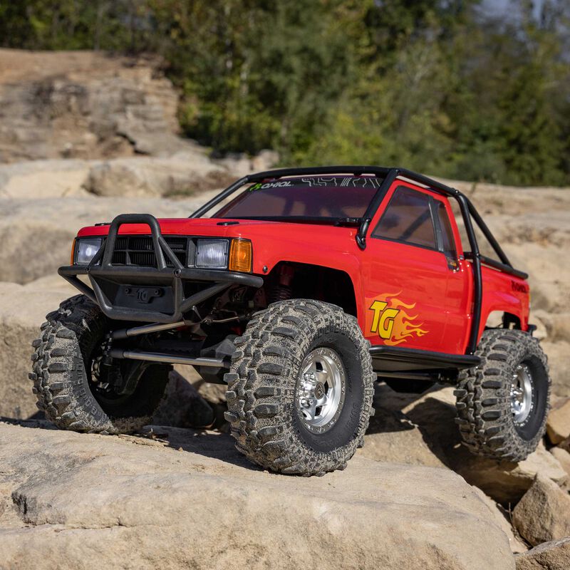 1/10 SCX10 III 1987 Toyota SR5 4X4 RTR Brushed Rock Crawler, Red ...