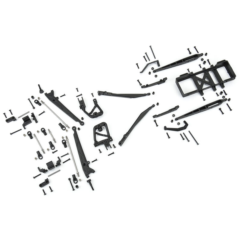 1/10 Twin I-Beam 2WD Pre-Runner Suspension Conversion Kit SCX10 I/II ...