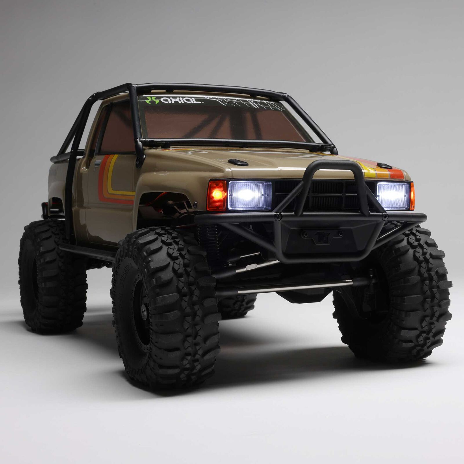 1/10 SCX10 III 1987 Toyota SR5 4X4 RTR Brushed Rock Crawler, Tan ...