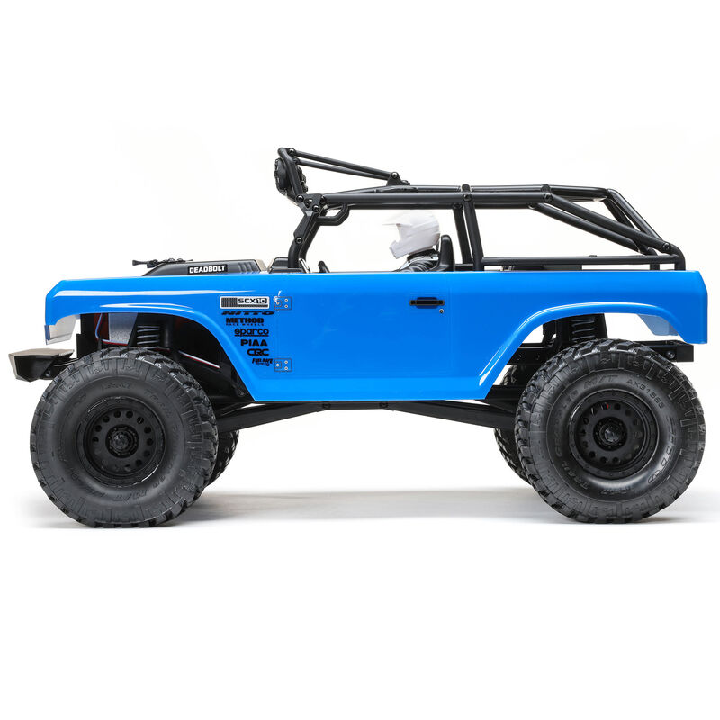 1/10 SCX10 II Deadbolt 4X4 Brushed RTR, Blue | Axial Adventure
