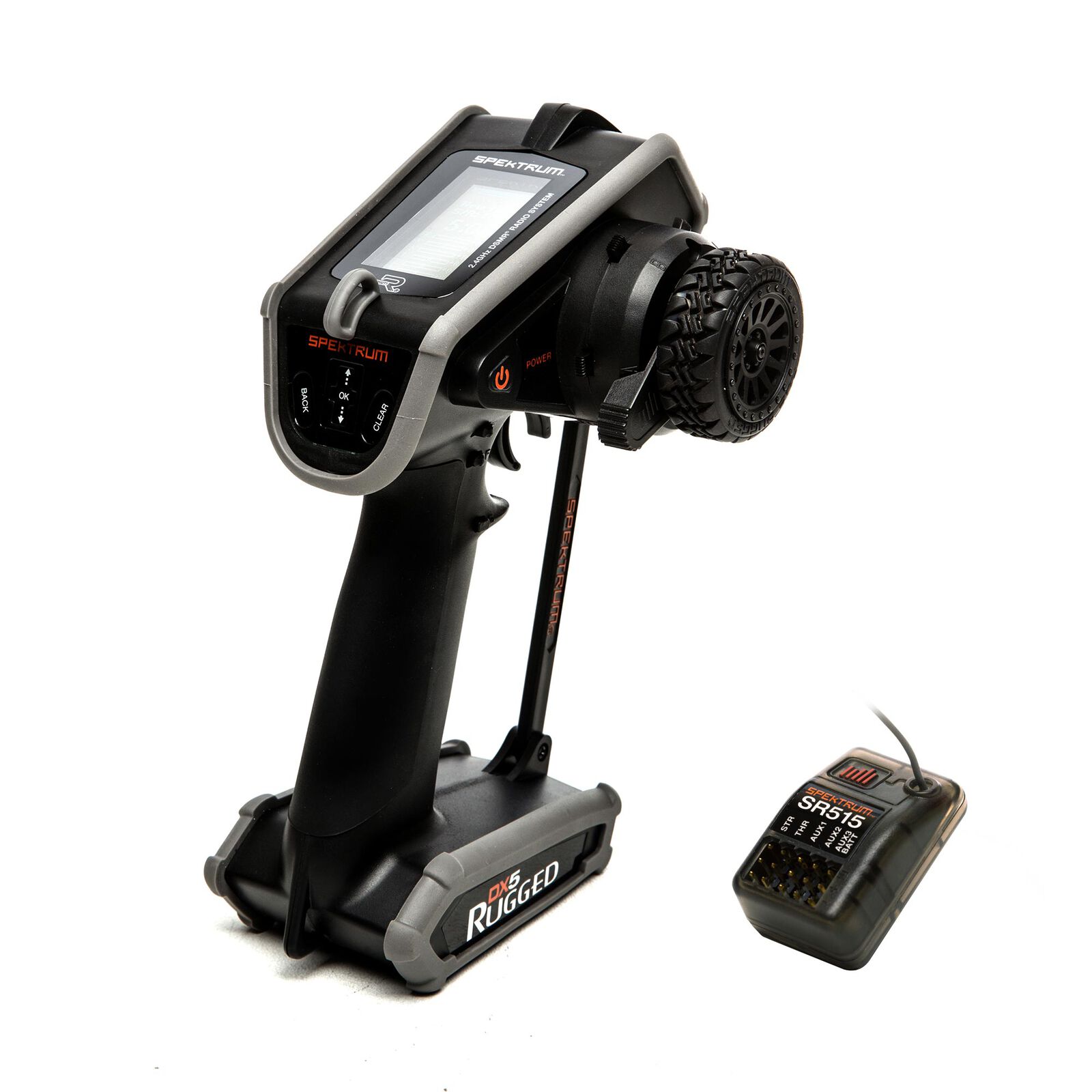 DX5 Rugged 5-Channel DSMR Transmitter with SR515 | Axial Adventure