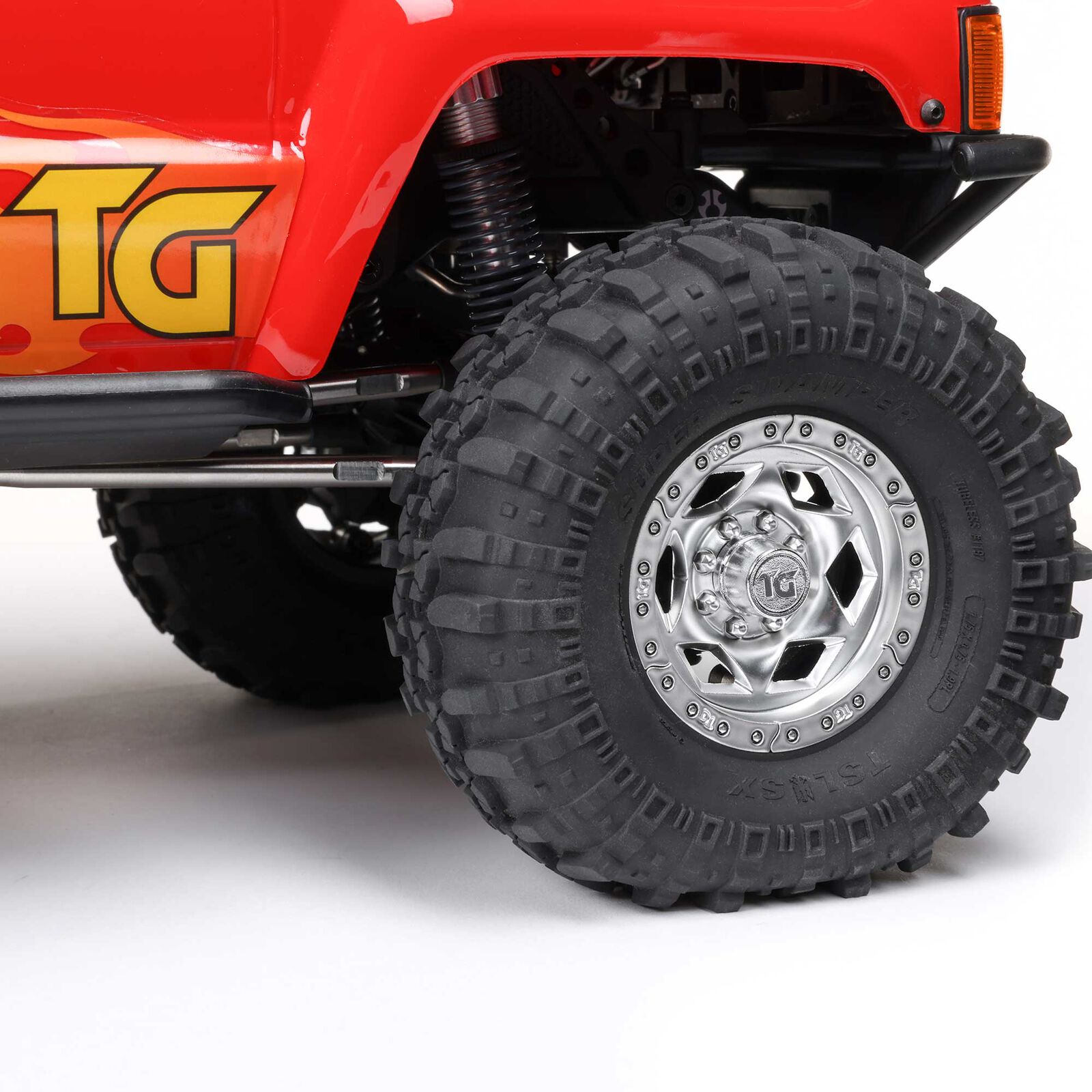 1/10 SCX10 III 1987 Toyota SR5 4X4 RTR Brushed Rock Crawler, Red ...