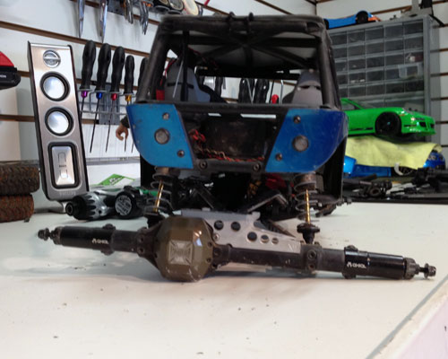 Brandon's Wraith - Now with Vanquish Currie Rock Jock Axles | Axial ...